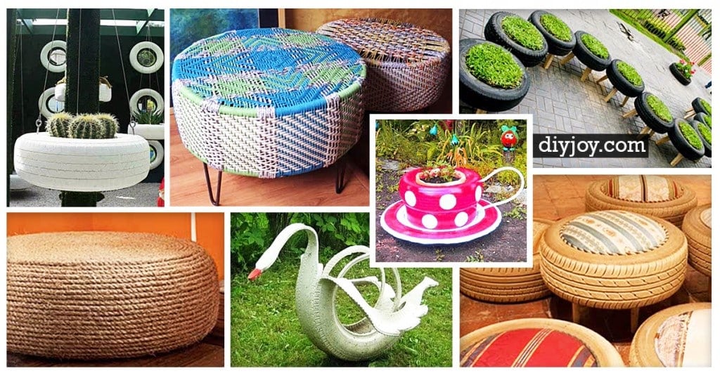 23 DIYs Made From Old Upcycled Car Parts