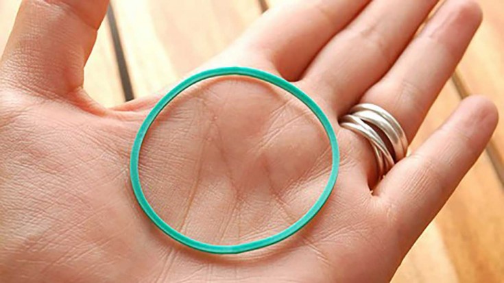 Sewing Hack with a Rubber Band Prevents Pedal From Slipping - DIY Joy