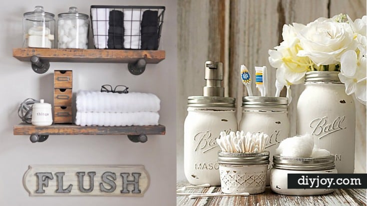 33 DIY Decor Ideas for the Bathroom - DIY Joy