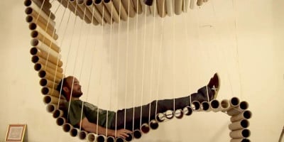 AMAZING Cardboard Tube Lounger You MUST see! - DIY Joy