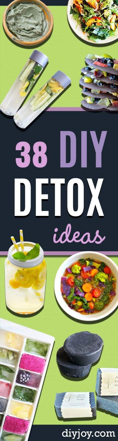 42 DIY Detox Ideas