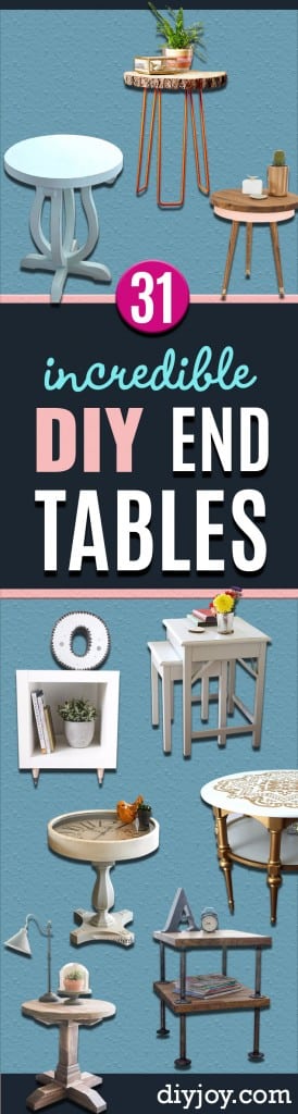 35 DIY End Tables