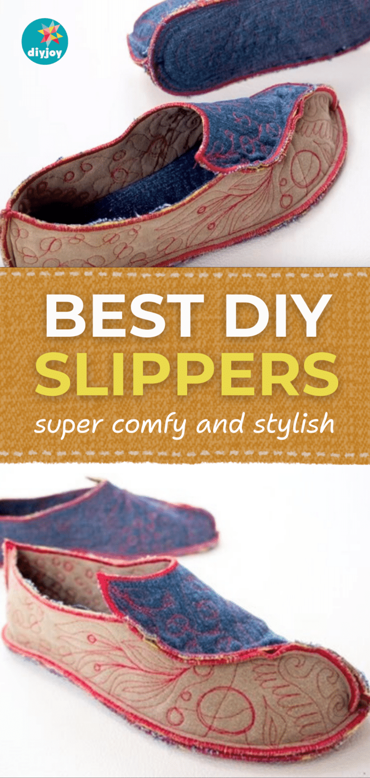 Best DIY Slippers Ever! - DIY Joy