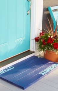 31 DIY Welcome Mats