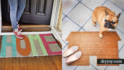 31 DIY Welcome Mats - DIY Joy