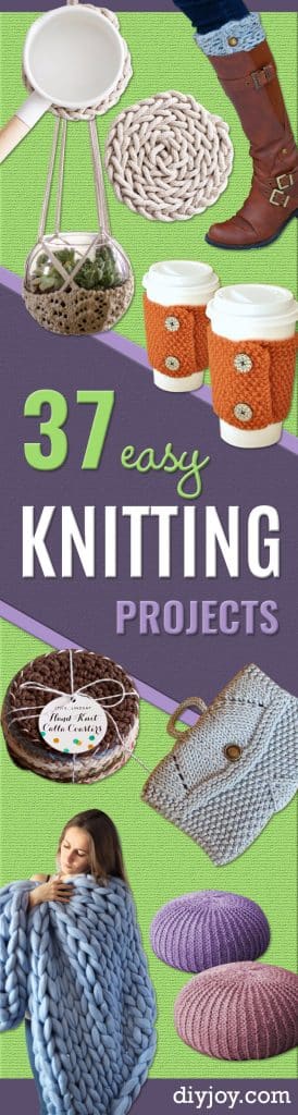 38 Easy Knitting Ideas