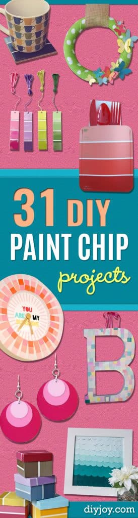 31 Super Creative DIY Paint Chip Projects