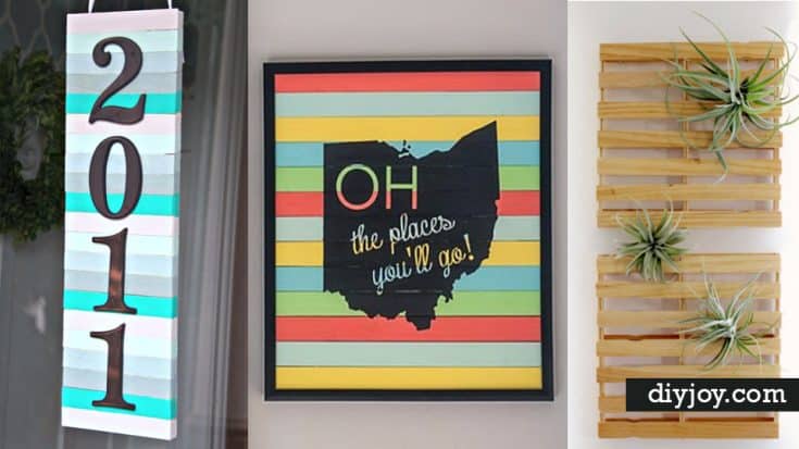 31 DIY Paint Stick Projects - DIY Joy