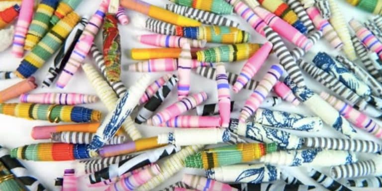 Easy DIY Fabric Beads - DIY Joy