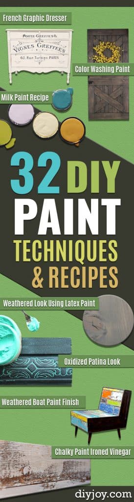 32 DIY Paint Techniques and Recipes