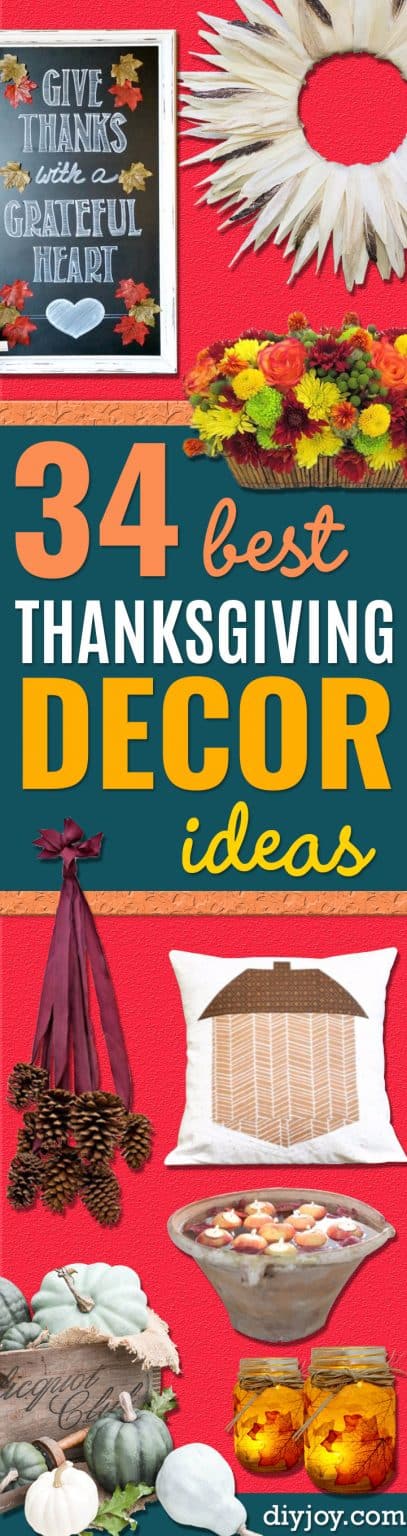 34 DIY Thanksgiving Decor Ideas