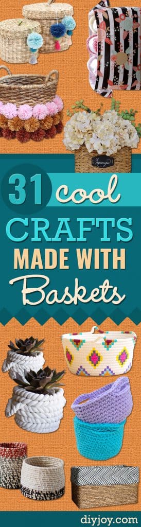 31 DIY Crafts Made With Baskets