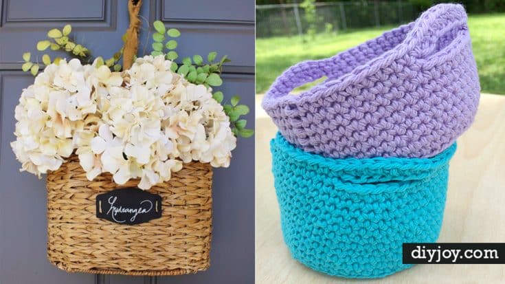 31 DIY Crafts Made With Baskets - DIY Joy