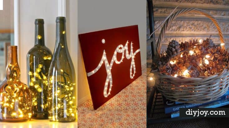31 Impressive Ways To Use Your Christmas Lights - DIY Joy