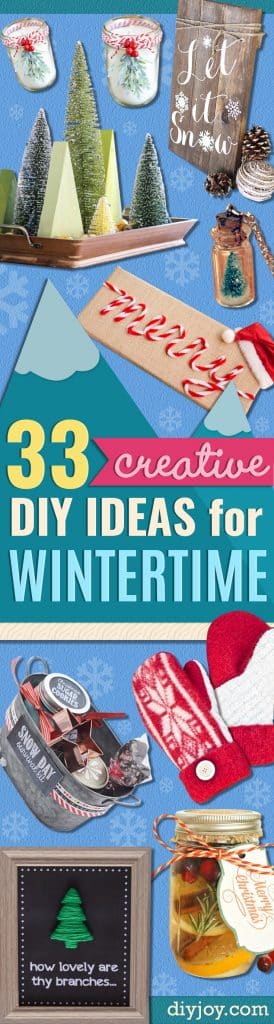 33 Creative DIY Ideas for Wintertime