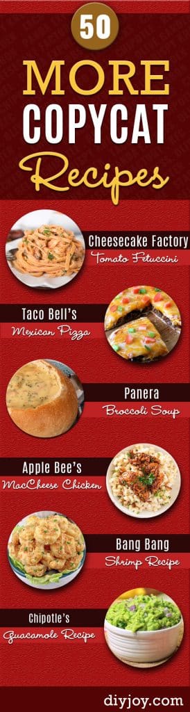 50 Copycat Recipes from Favorite Restaurants