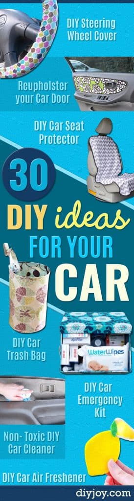 30 DIY Ideas To Make for The Car or Truck