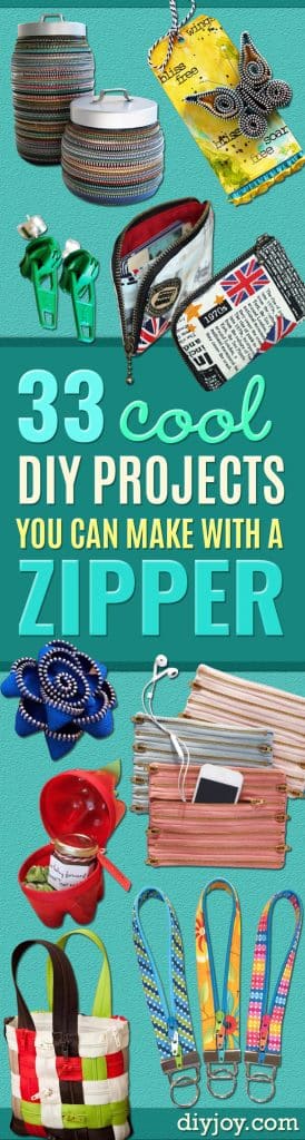 33 Cool DIY Projects You Can Make With A Zipper