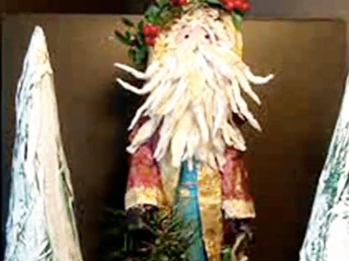 How To Make A Paper Mache Santa How To Make Vintage Looking Santa