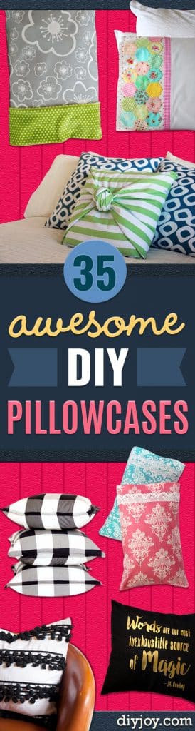 35 DIY Pillowcases To Make For Any Room
