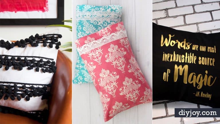 35 DIY Pillowcases To Make For Any Room - DIY Joy