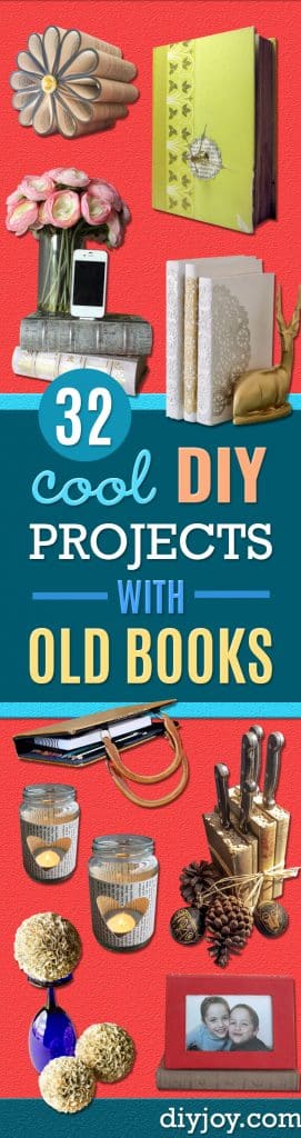 32 Creative Diy Projects With Old Books