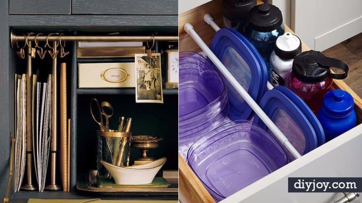 31 DIY Hacks For Using Tension Rods In The Home - DIY Joy