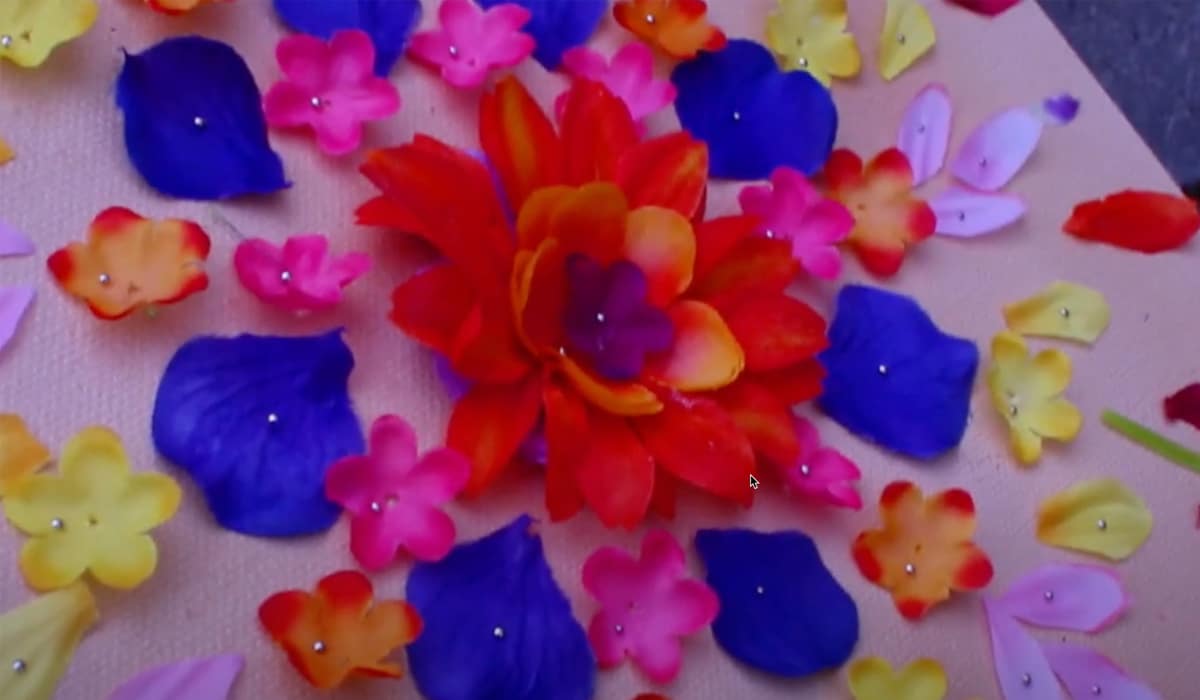 3d Flower Wall Art On Canvas Diy Joy