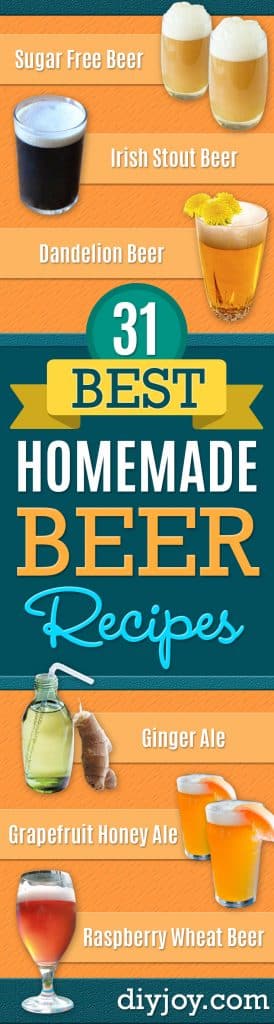 31 Best Homemade Beer Recipes