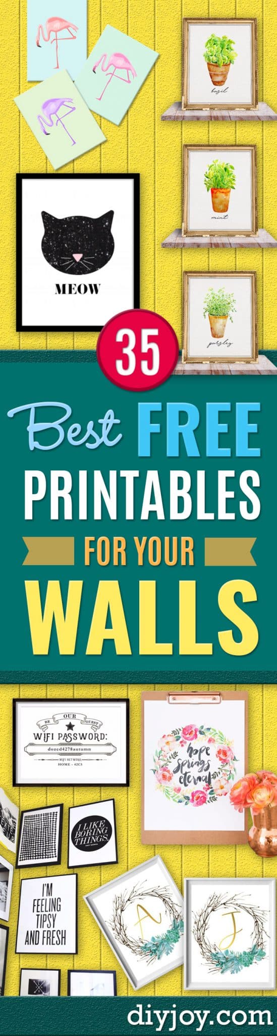35 Best Free Printables for Your Walls