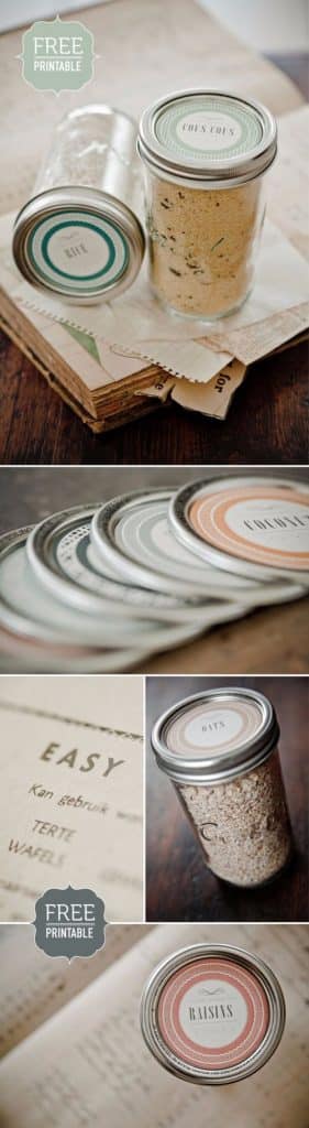 31 Free Printables and Templates for Mason Jars