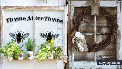 37 Creative Ways To Make Things From Old Windows - DIY Joy