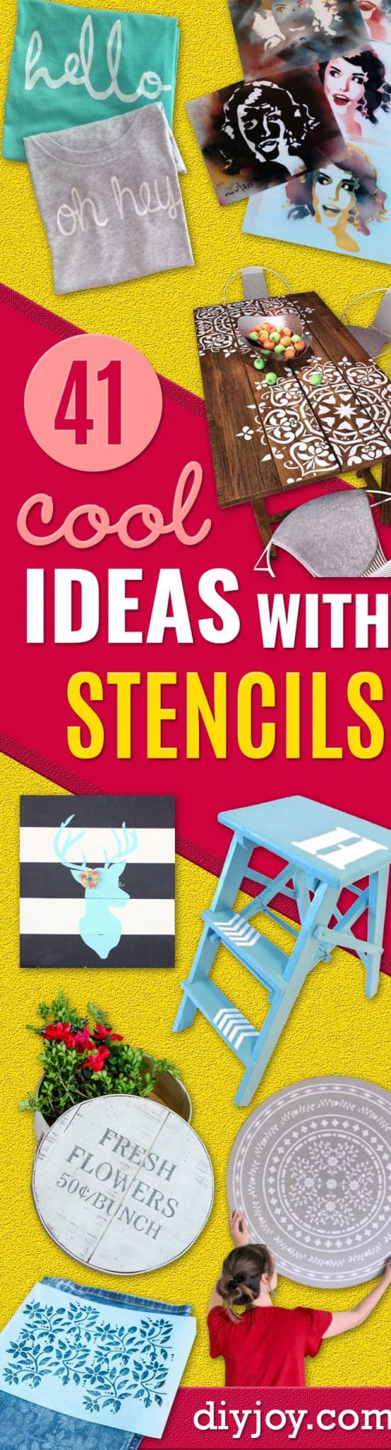 41 Super Cool Ideas Made With Stencils
