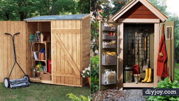 31 DIY Storage Sheds and Plans To Make This Weekend - DIY Joy