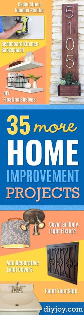 35 DIY Home Improvement Projects To Try Today