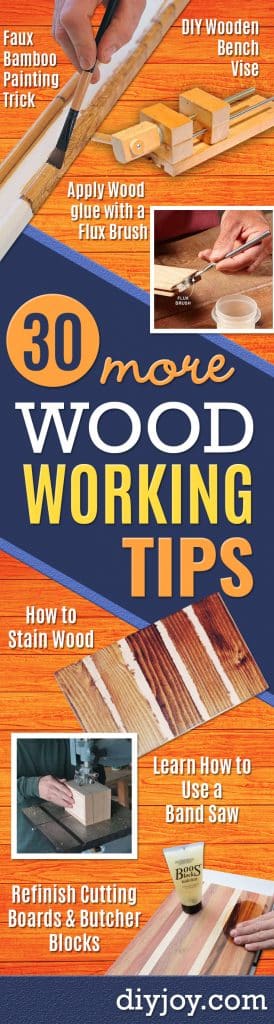 30 Woodworking Tips