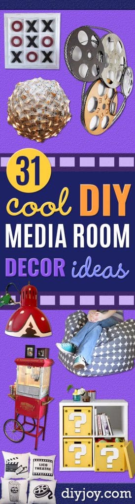 34 DIY Media Room Decor Ideas