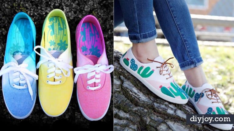 33 DIY Ideas for Upgrading Your Tennis Shoes - DIY Joy