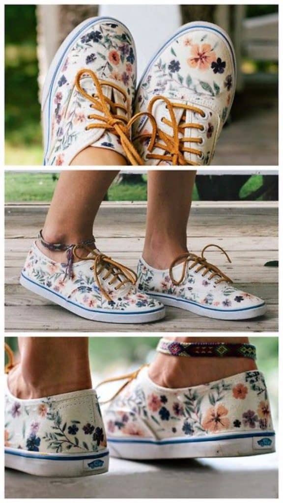 33 DIY Ideas for Upgrading Your Tennis Shoes - DIY Joy