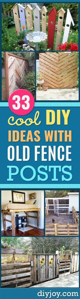 34 Cool Ways To Use Fence Posts