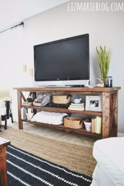 32 DIY TV and Media Consoles For Entertainment in Style - DIY Joy