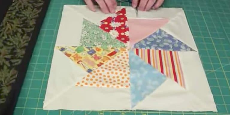 She Cuts Rectangular Pieces, Making A Magical Stack And Whack Quilt ...