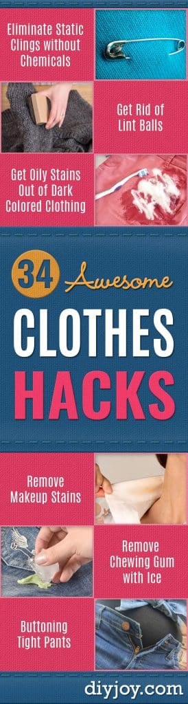 34 Clothes Hacks That Are Simply Genius