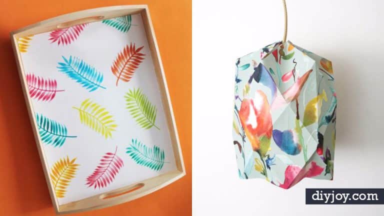 37 DIY Ideas With Wallpaper Scraps - DIY Joy