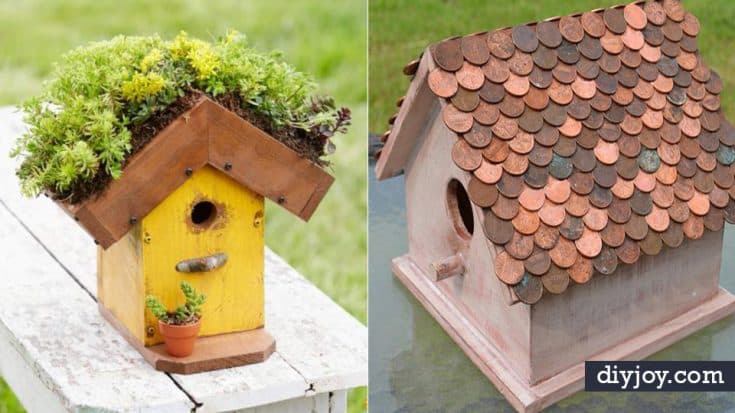 34 DIY Bird Houses - DIY Joy
