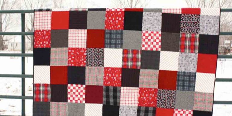 She Shows You How To Make A Warm And Cozy Flannel Quilt For Cold Winter ...