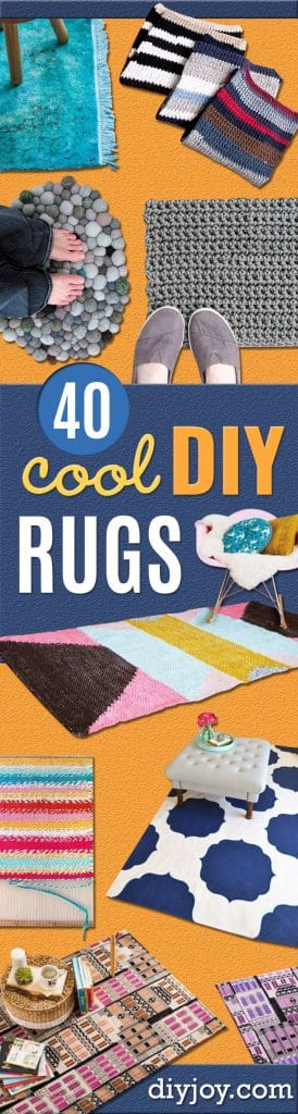 40 DIY Rugs For Your Living Room, Bedroom, Kitchen and Bath