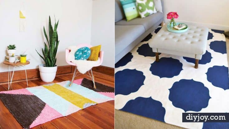 40 DIY Rugs For Your Living Room, Bedroom, Kitchen and Bath - DIY Joy