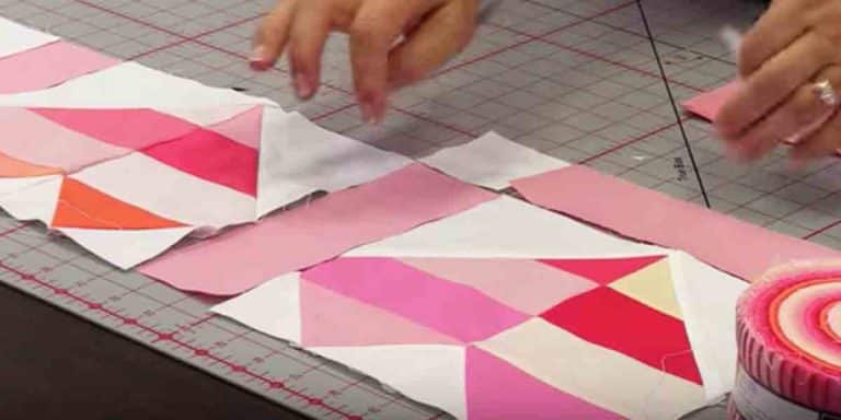 Cut Shapes To Make Hearts And Sew This "Tender Heart" Quilt - DIY Joy