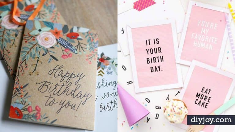 30 Handmade Birthday Card Ideas - DIY Joy